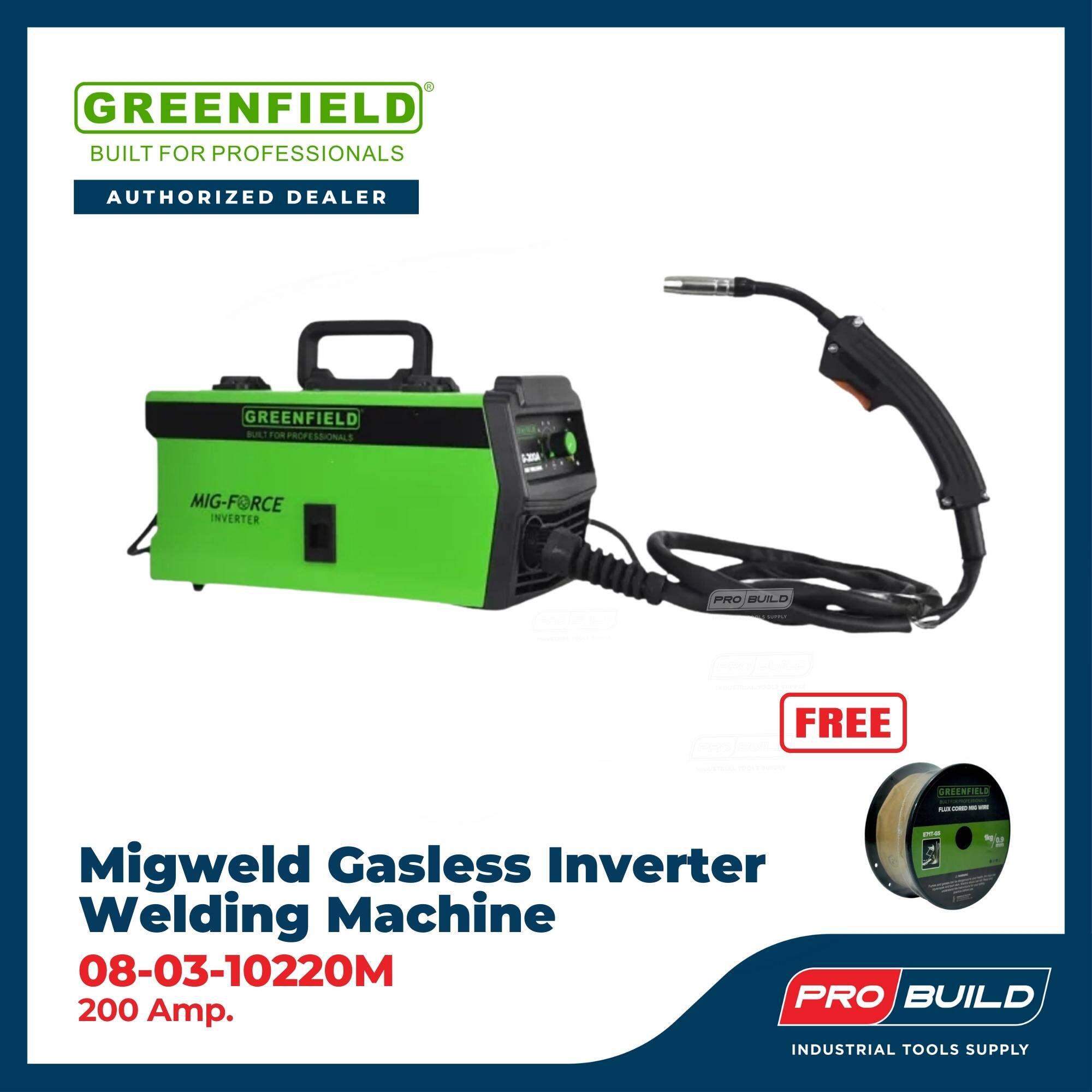 Greenfield Gasless Migweld Inverter Welding Machine 200 Amp. | Lazada PH