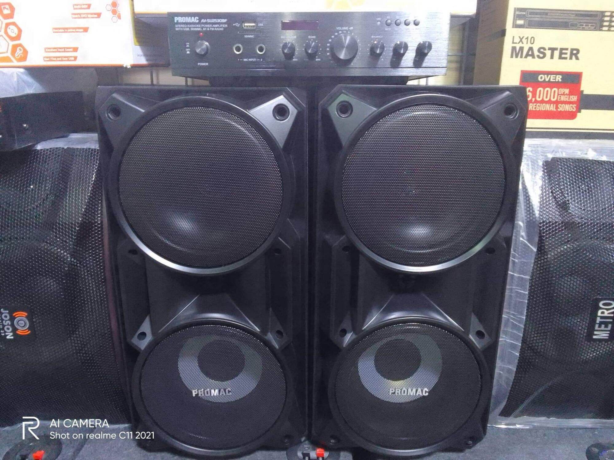 PROMAC AV-SU2530BF STEREO KARAOKE POWER AMPLIFIER WITH USB,SD/MMC,BT&FM ...