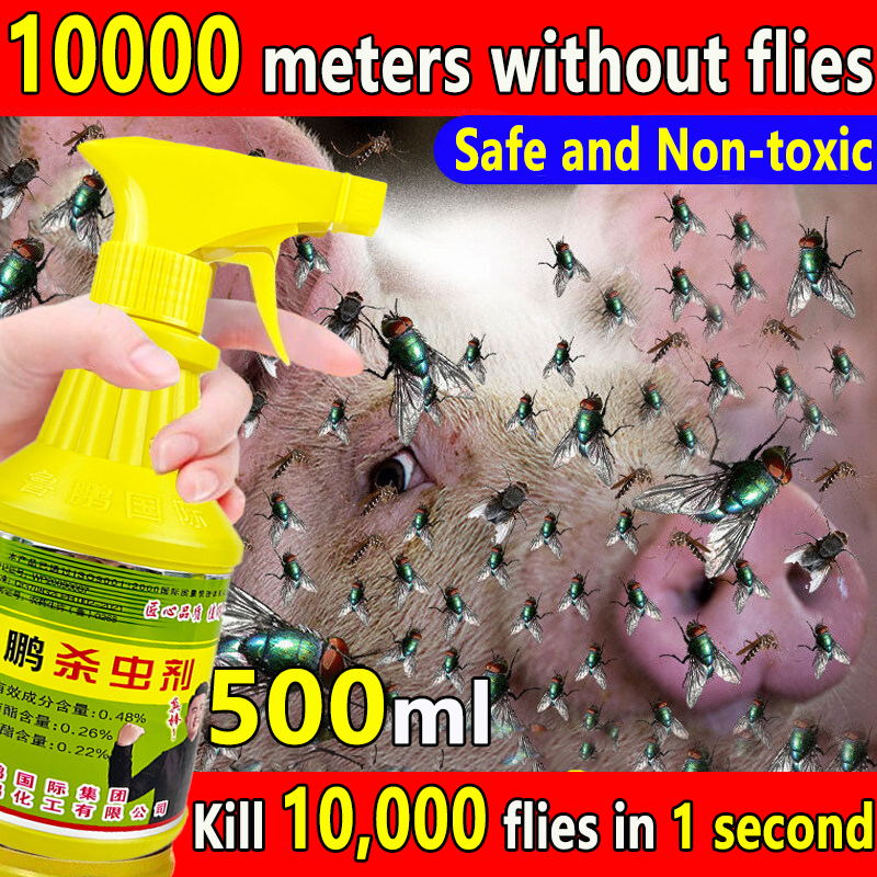 🦟3 seconds to kill flies🦟Fly Killer Spray repellent spray 500ml insect ...