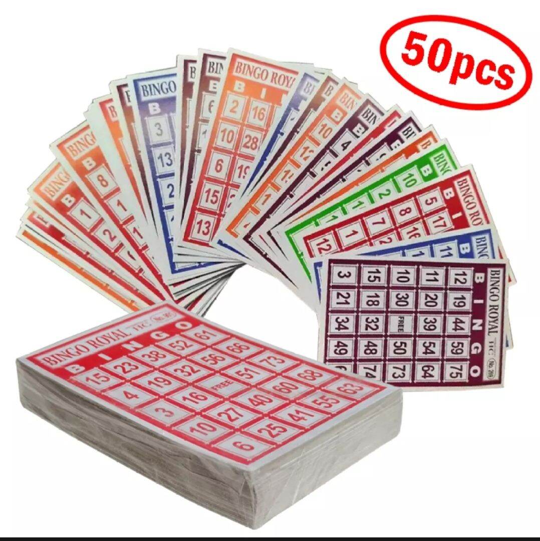 bingo cards 1pck 50 and 100 pcs bingo cards | Lazada PH