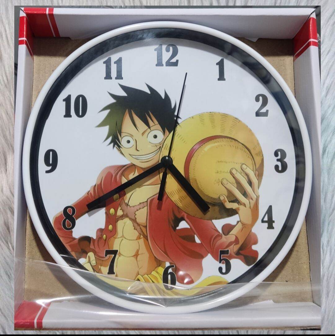 Onepiece Anime Wall Clock (8x8 INCHES) with free keychain & stickers ...