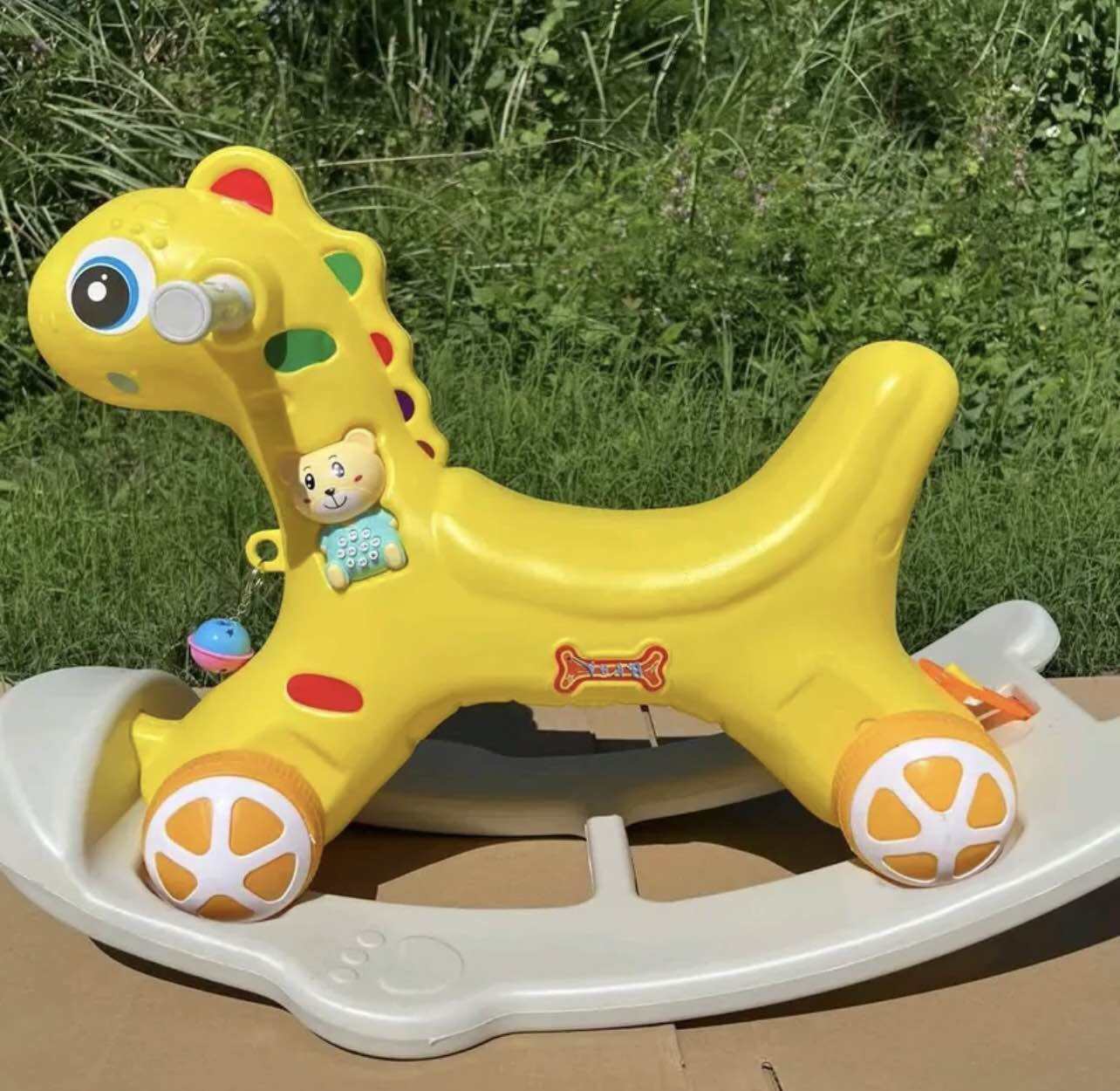 TOY PH 2 in 1 Rocking Horse Rider Push Car Rocker Pony Trojan Toys ...