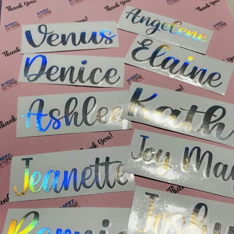 Name | Pantry Label Decal Sticker | Customized vinyl decal stckers | 1 ...