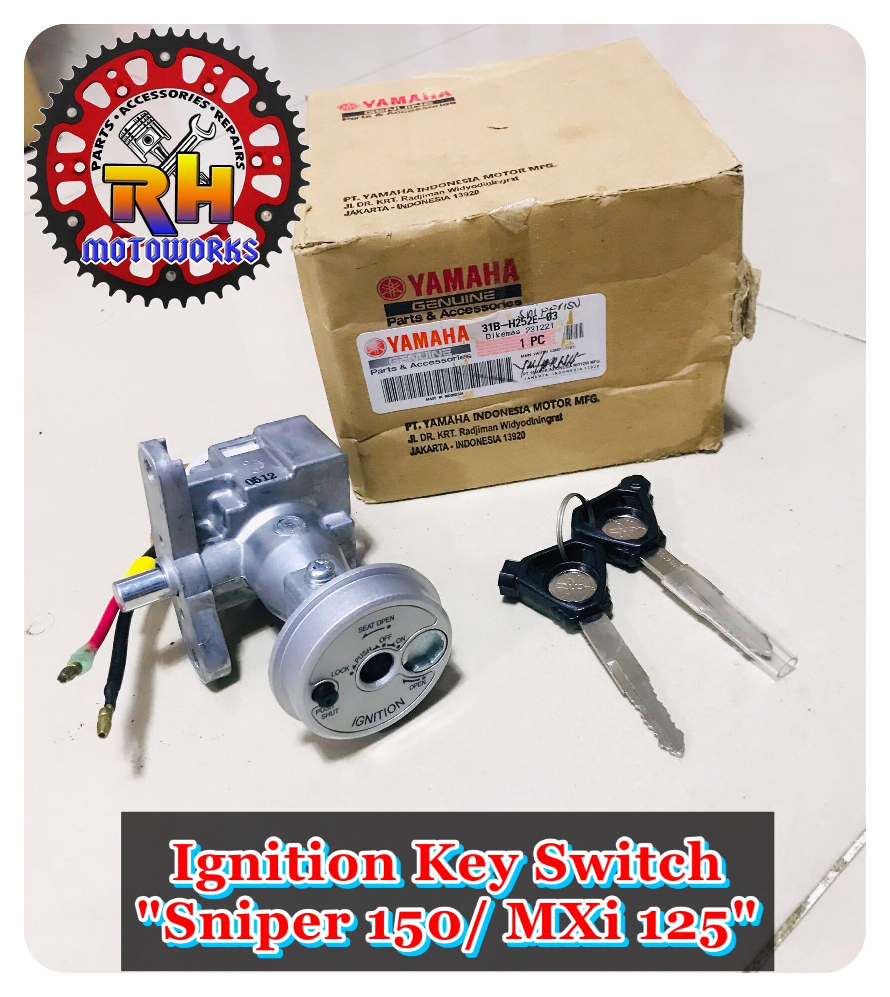 Sniper 150 Ignition Switch (YAMAHA GENUINE PARTS) | Lazada PH