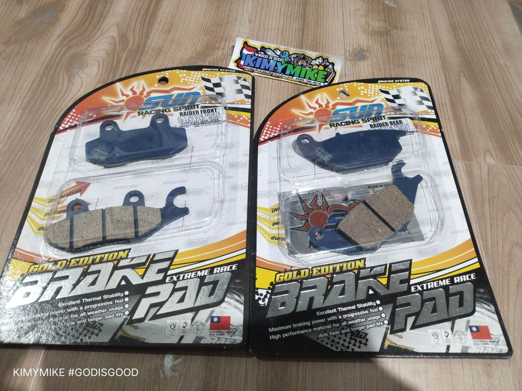 SUN BRAKE PAD FOR RAIDER 150 CARB | Lazada PH