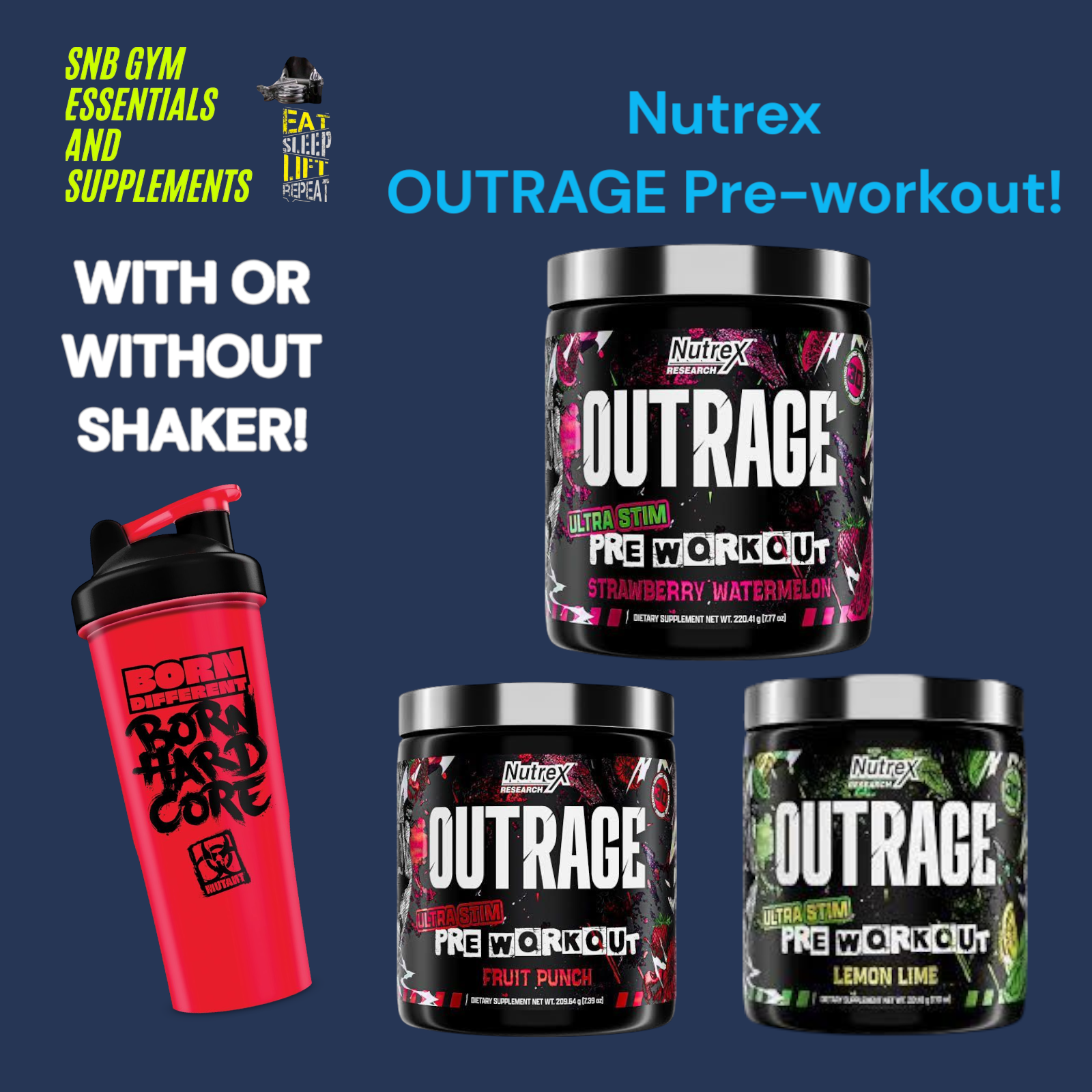 Nutrex Outrage Ultra Stim Pre Workout 30 Servings | Lazada PH