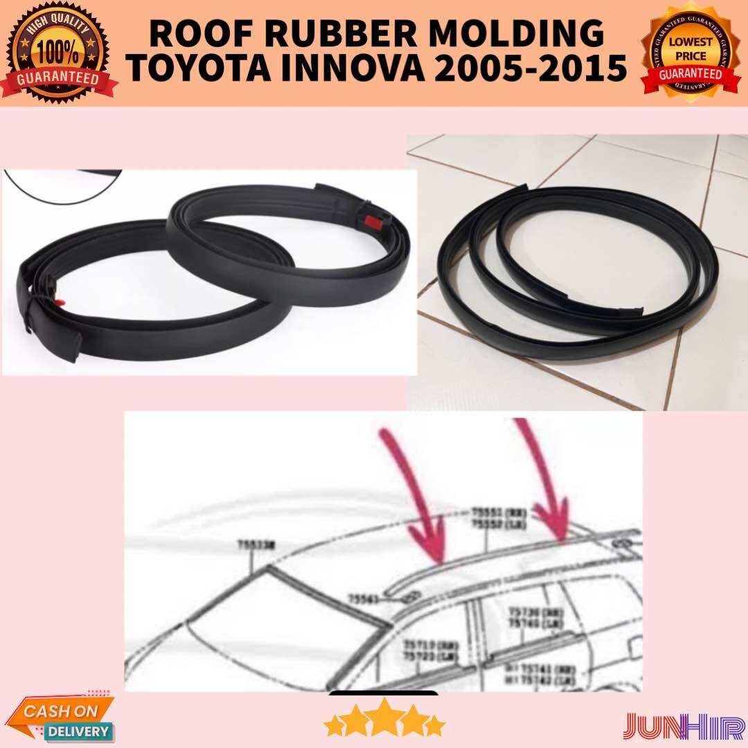 ROOF RUBBER MOLDING TOYOTA INNOVA 2005 2006 2007 2008 2009 2010 2011 ...