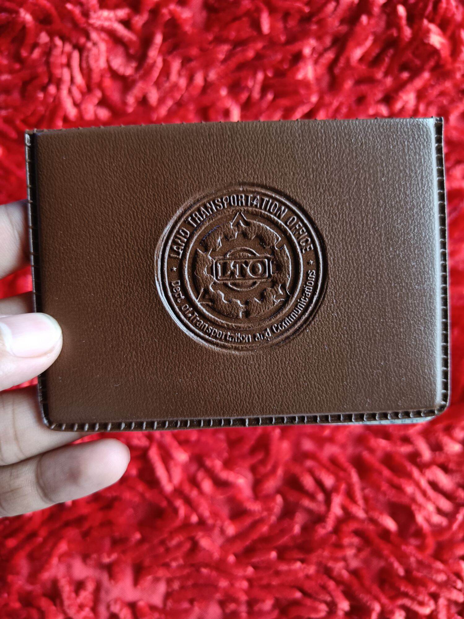 Driver's License Holder/ Jacket/Cover/Protector (LTO) ( EMBOSSED ...