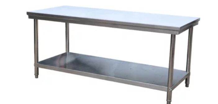 STAINLESS WORKING TABLE TWO LAYER 150X60X80CM | Lazada PH