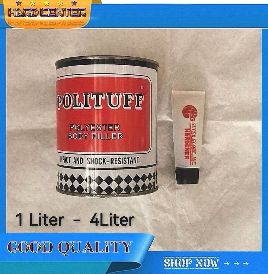 Polituff Polyester Body Filler Impact and Shock-Resistant With Hardener ...