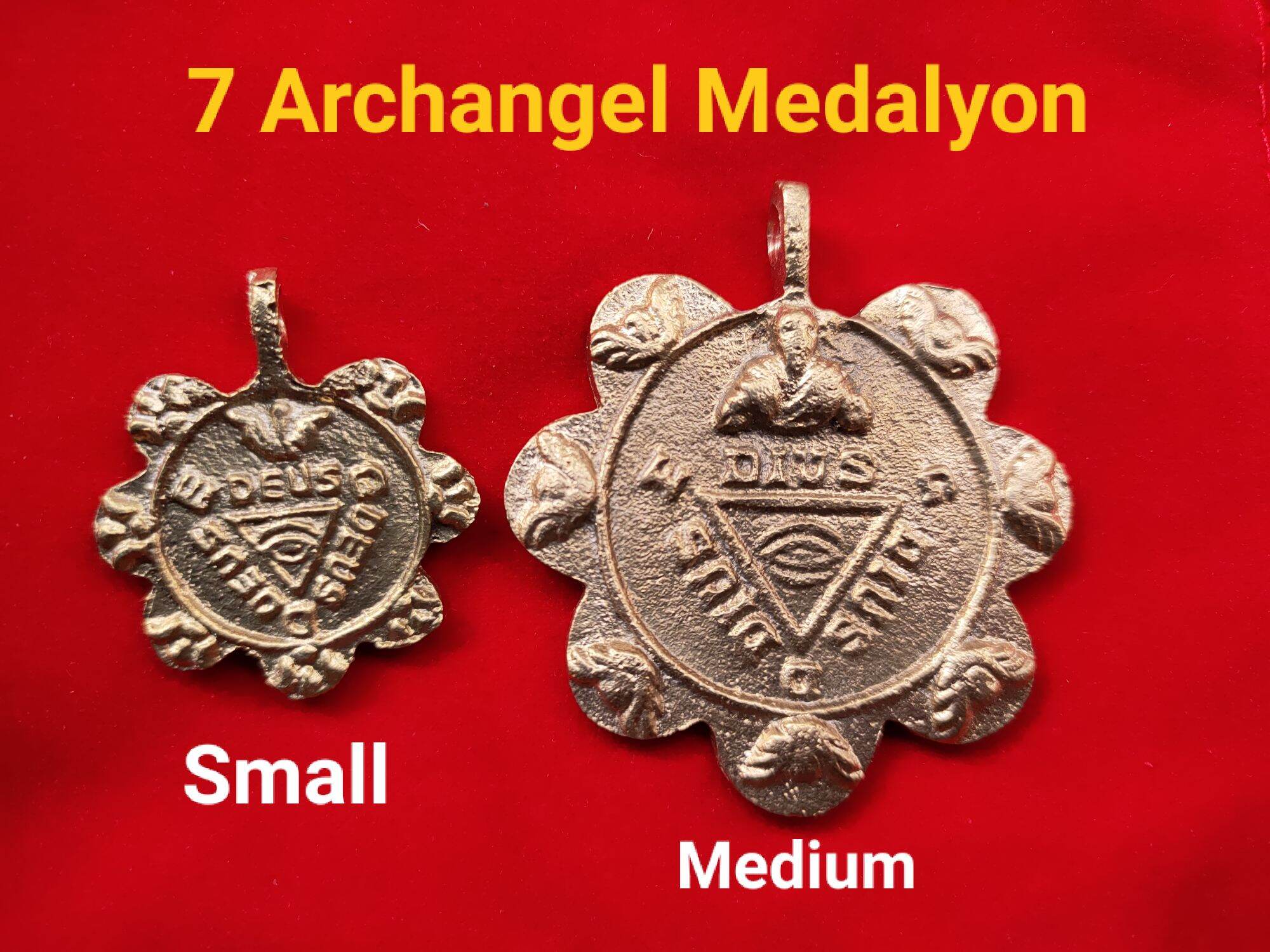 Seven Angel Medallion for Protection blessed already with Oracion ...
