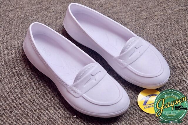 Duralite Abby white lightweight duty shoes for women | Lazada PH