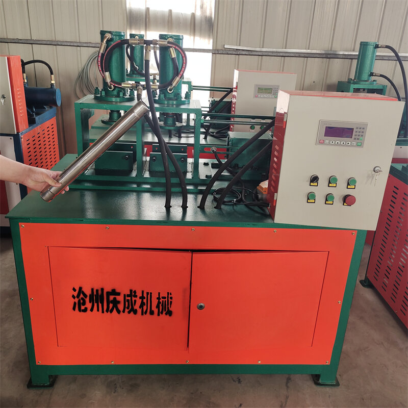 Full-Automatic Hydraulic Tube Shrinking Machine Stainless Steel round ...