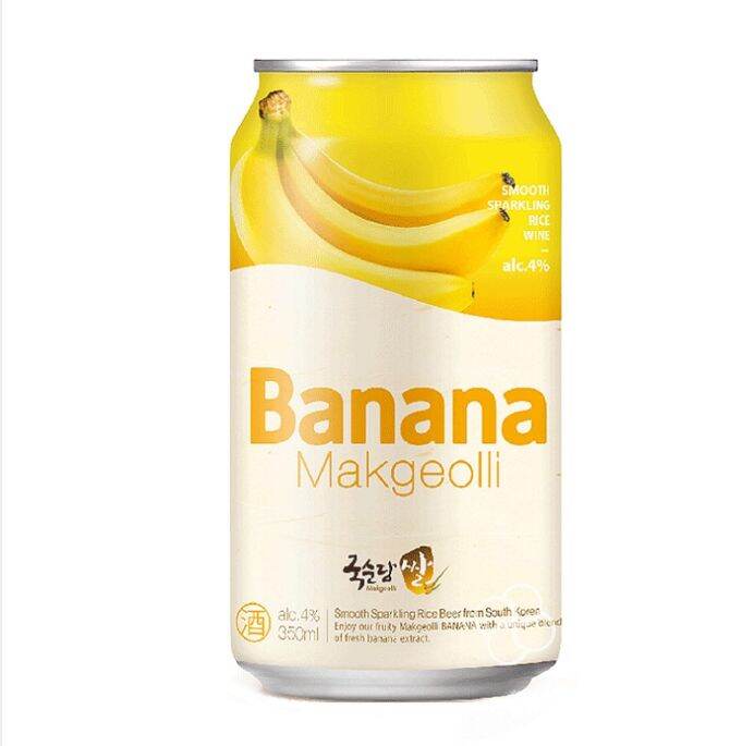 Kooksoondang Banana Makgeolli Sparkling Rice Wine in Can 350 ML | Lazada PH