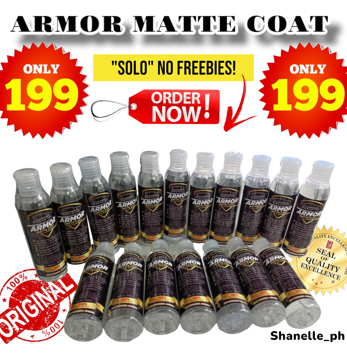 armor matte coat SOLO 100ml (NO FREEBIES) | Lazada PH