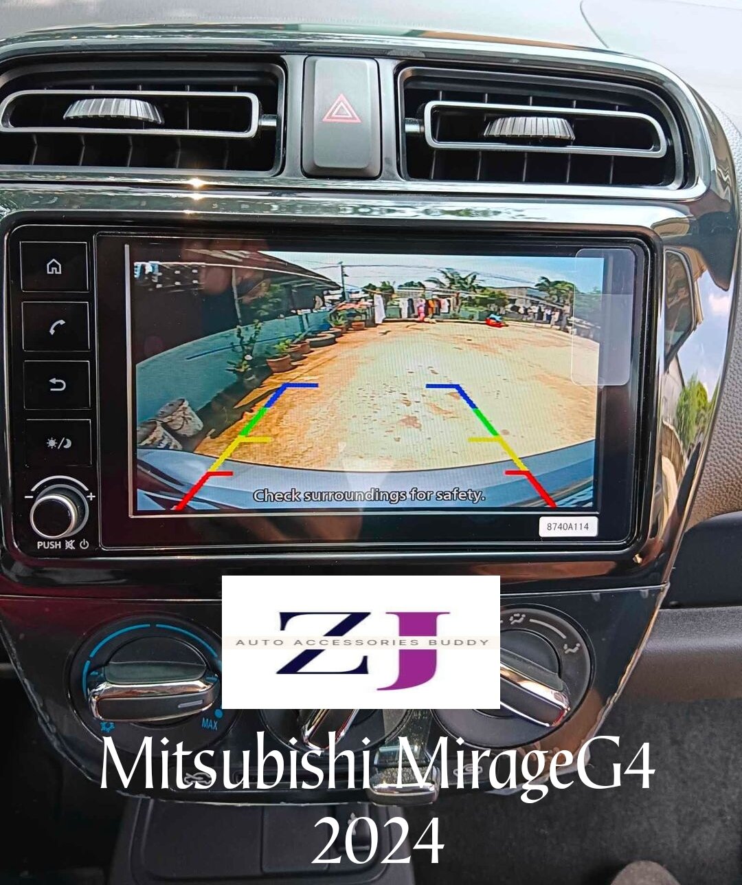 REVERSE CAMERA SET FOR MITSUBISHI MIRAGE G4 2022-2024