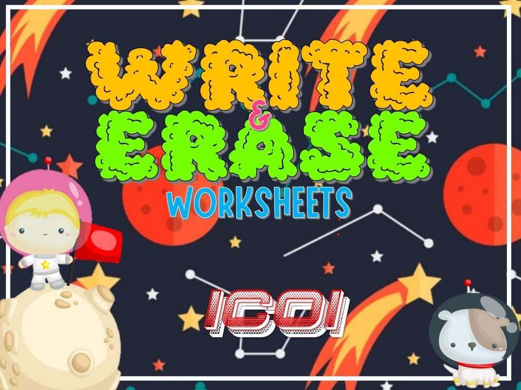 WRITE AND ERASE🖊️ Laminated Tracing Worksheet | Lazada PH