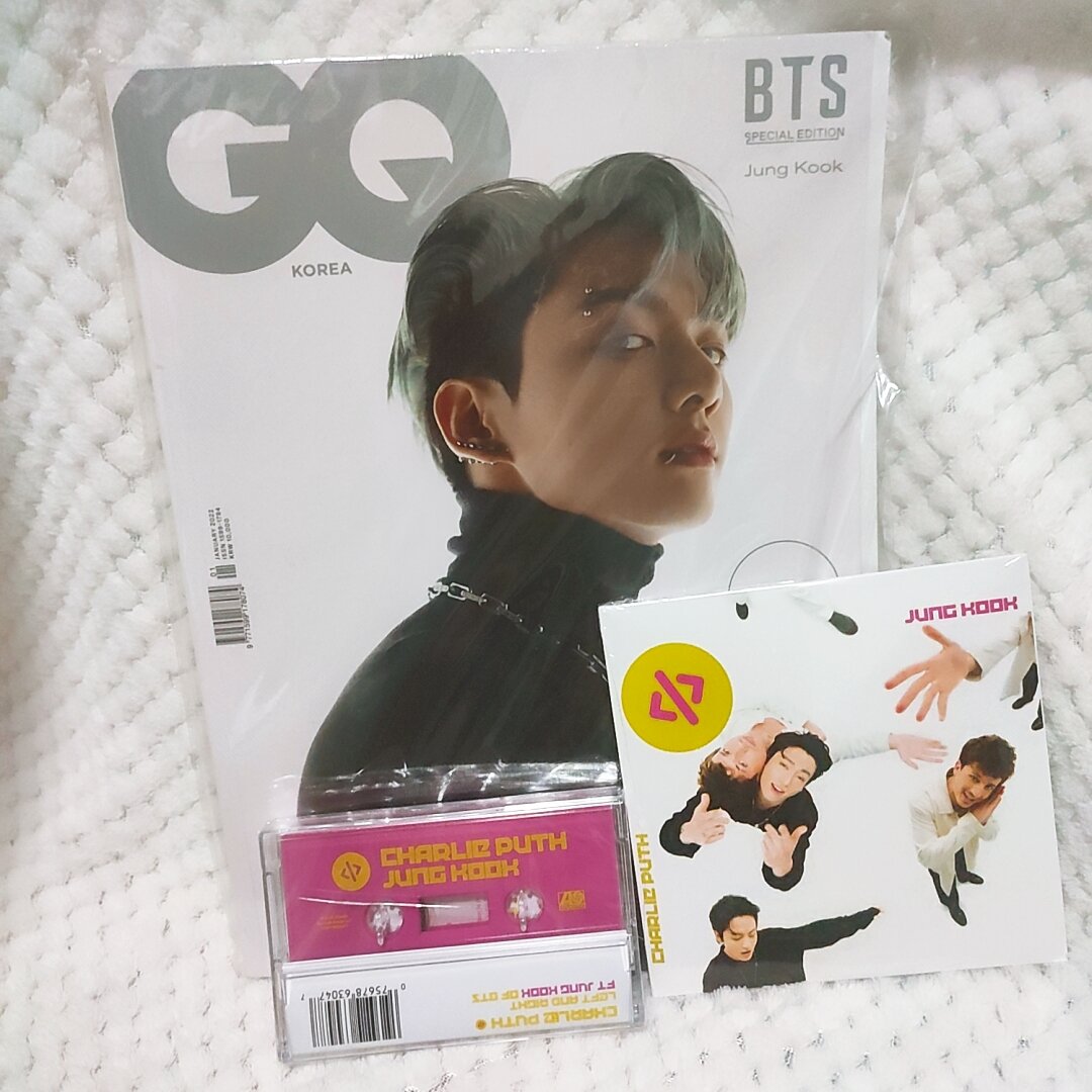 [Official] BTS Jungkook GQ magazine with Charlie Puth ft JK Left and ...