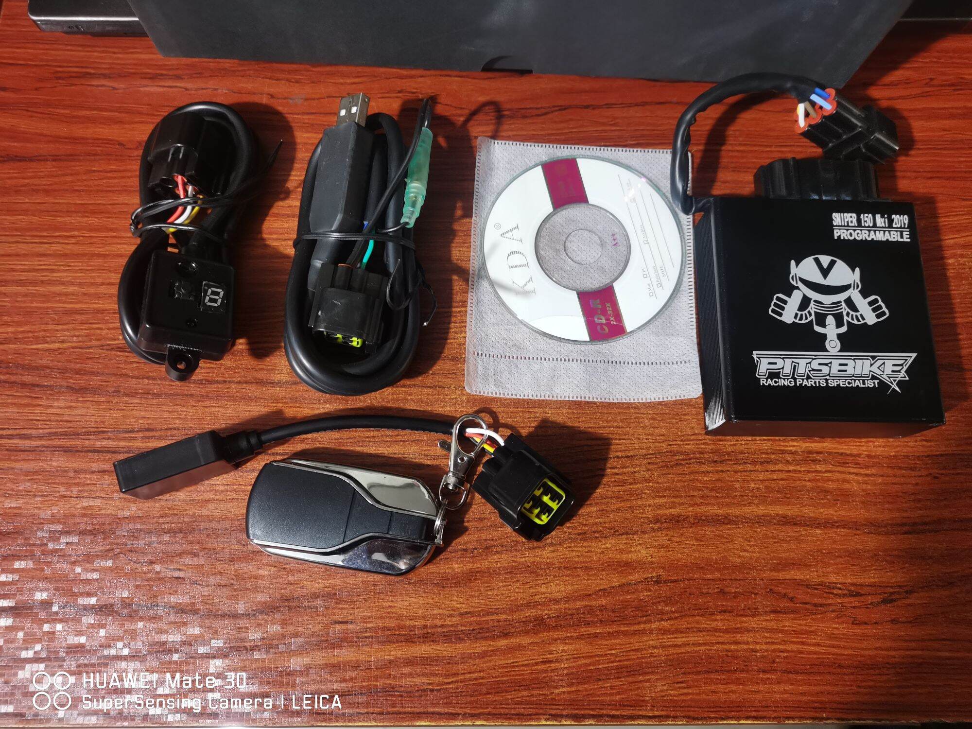 PITSBIKE PROGRAMABLE ECU V6 ANTI-THEFT REMOTE CONTROL ADJUSTABLE ECU ...