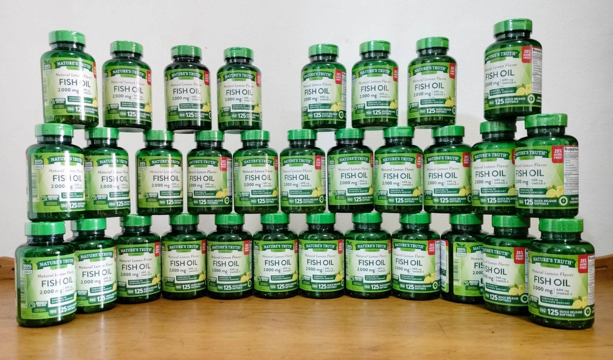 NATURAL LEMON FLAVOR FISH OIL 2,400 MG | Lazada PH