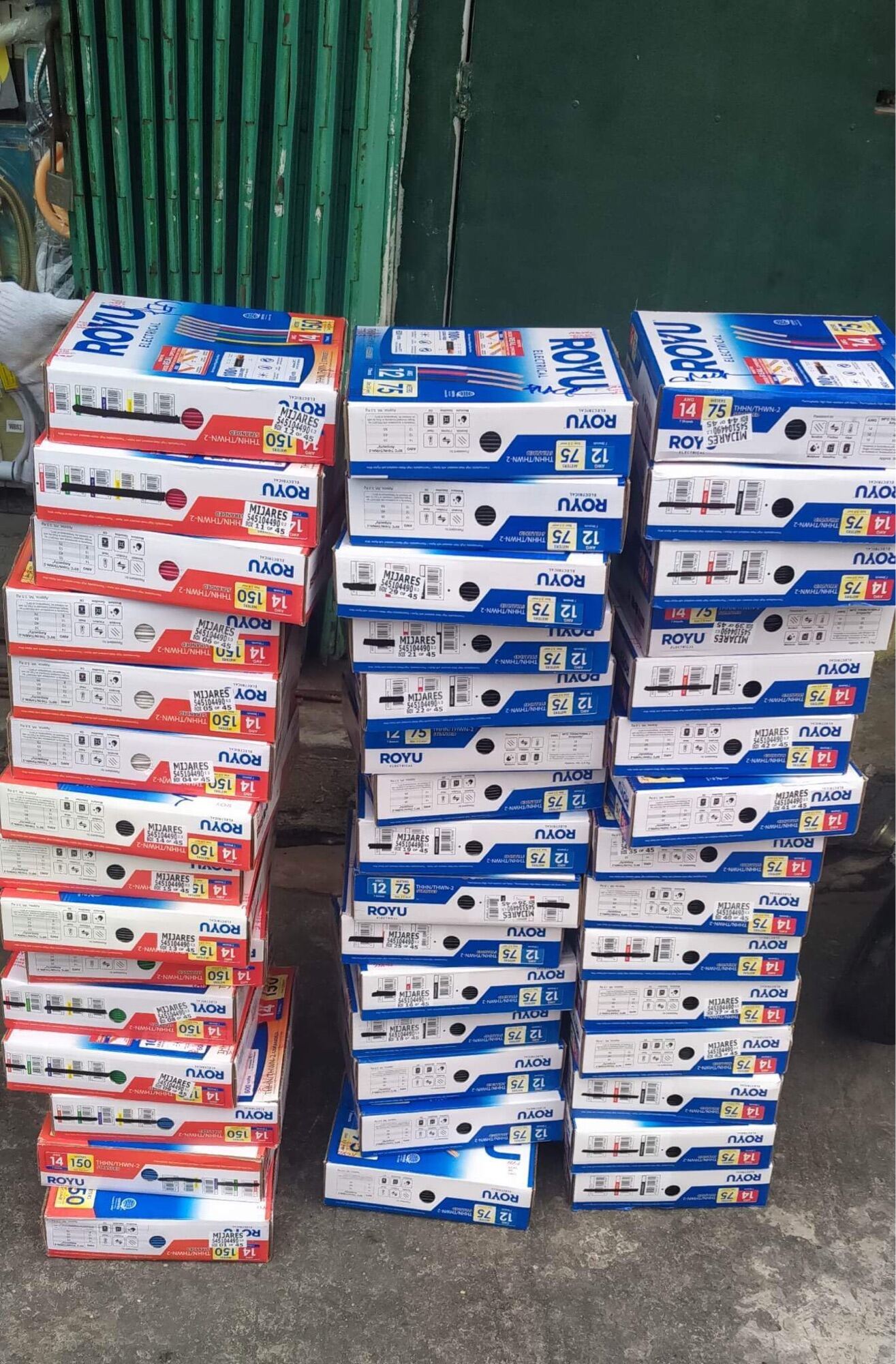 New ROYU 75 METERS Stranded Wire. THHN/TWHN 2. #14 & #12. | Lazada PH