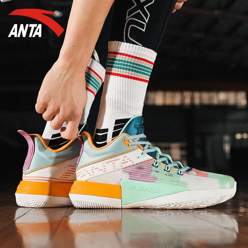 Anta Men's Shoes Crazy 4 Generation Attack 2 Sweep KT5 Thompson Combat Basketball Shoes Crazy 2 ...