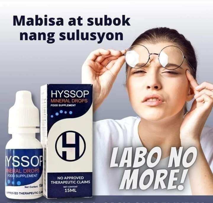 Original HYSSOP Pamatak sa Mata | Lazada PH