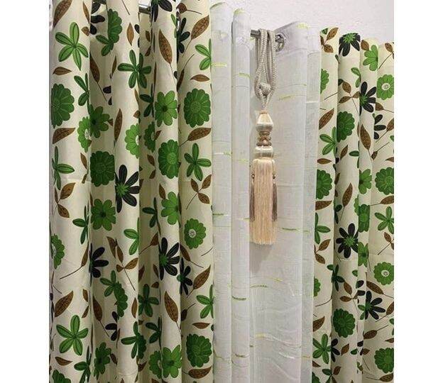 MODERN CURTAINS 3IN1 SET : 6 - 7 FEET | Lazada PH