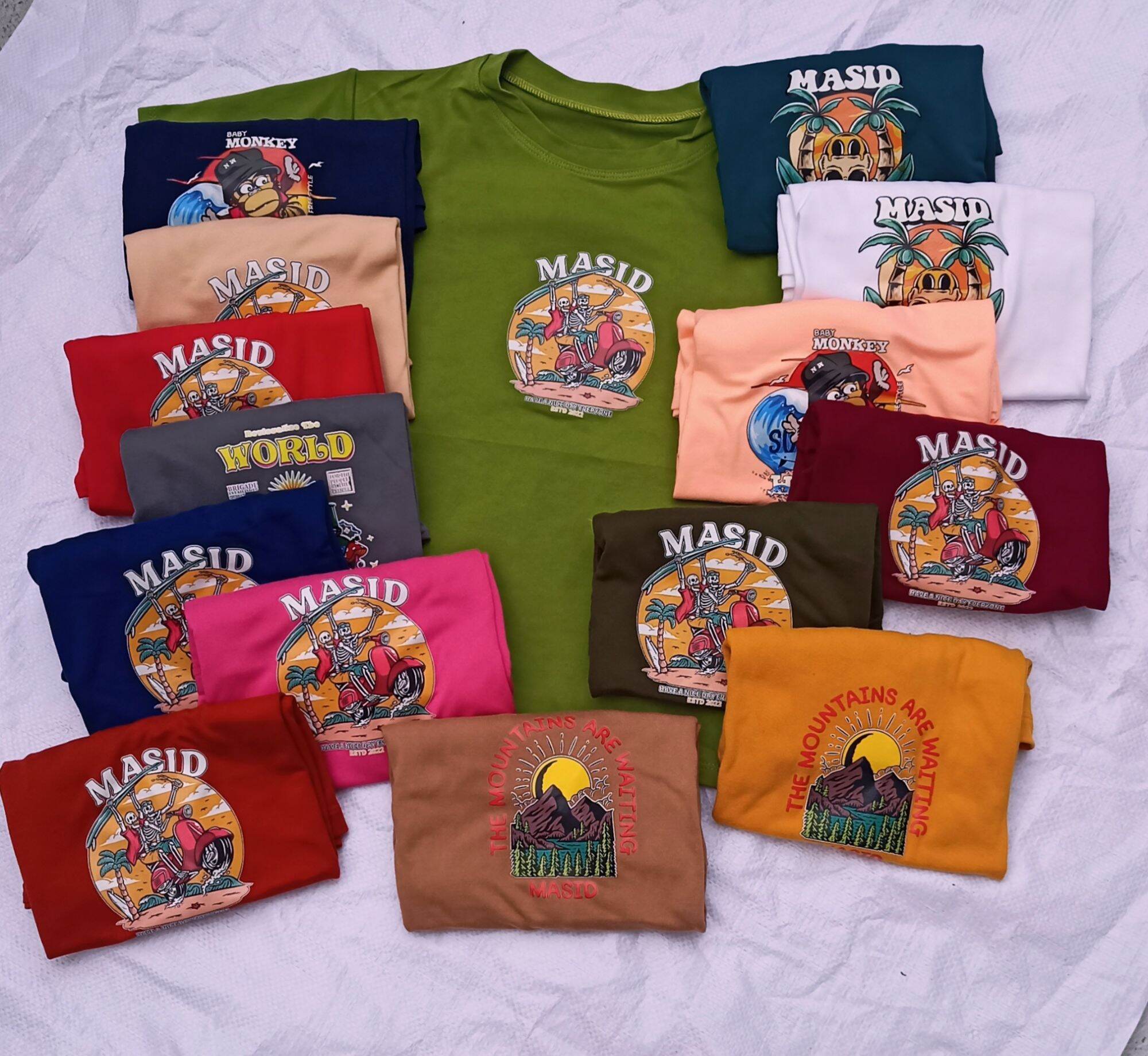 Masid Kids T Shirts 7 to 10 Year old,, Cotton Spandex Fabric | Lazada PH