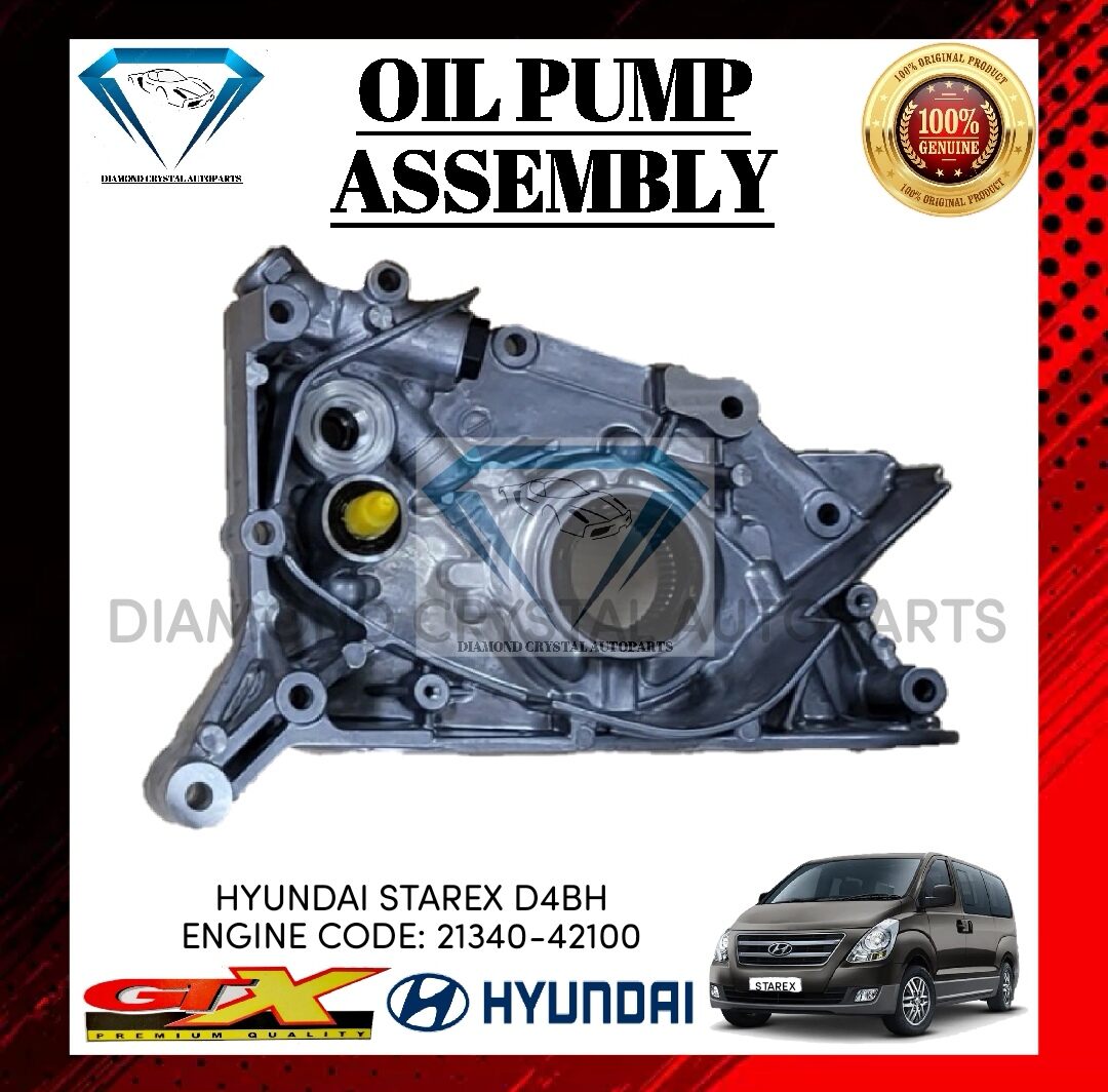 OIL PUMP ASSEMBLY HYUNDAI STAREX D4BH ENGINE CODE: 21340-42100 "GTX ...