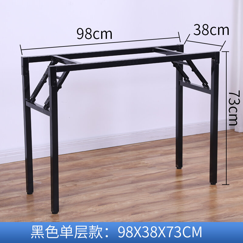 Folding Table Table Stand Piece Simple Desk Base Support Training Table ...