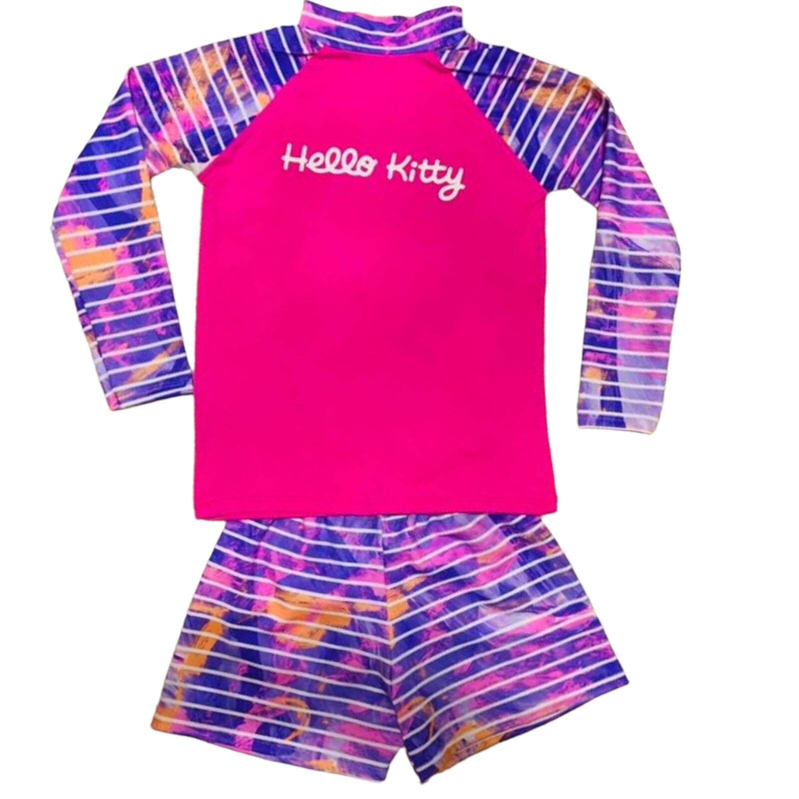 Kids Swimwear Rash Guard - UPF 50+ Sun Protection for Girls (Ages 1-12 ...