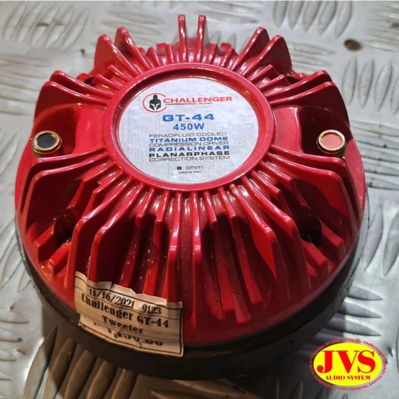 Challenger GT-44 450w Driver Unit Tweeter Thread type | Lazada PH