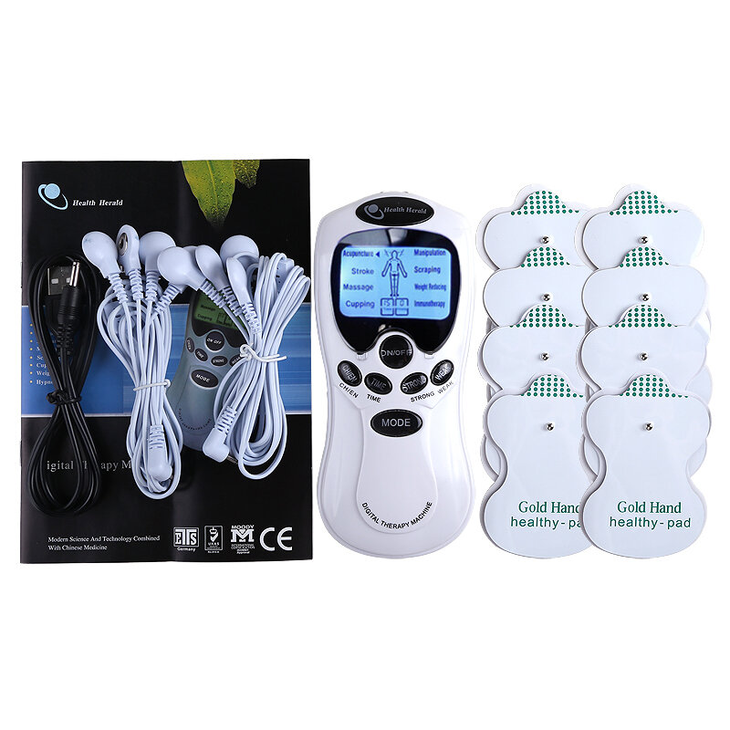 8 Electrode Acupuncture Body Massage Digital Therapy Machine Health ...