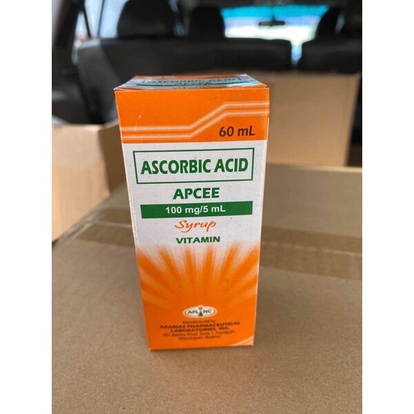 APCEE, ASCORBIC ACID 60ml syrup | Lazada PH