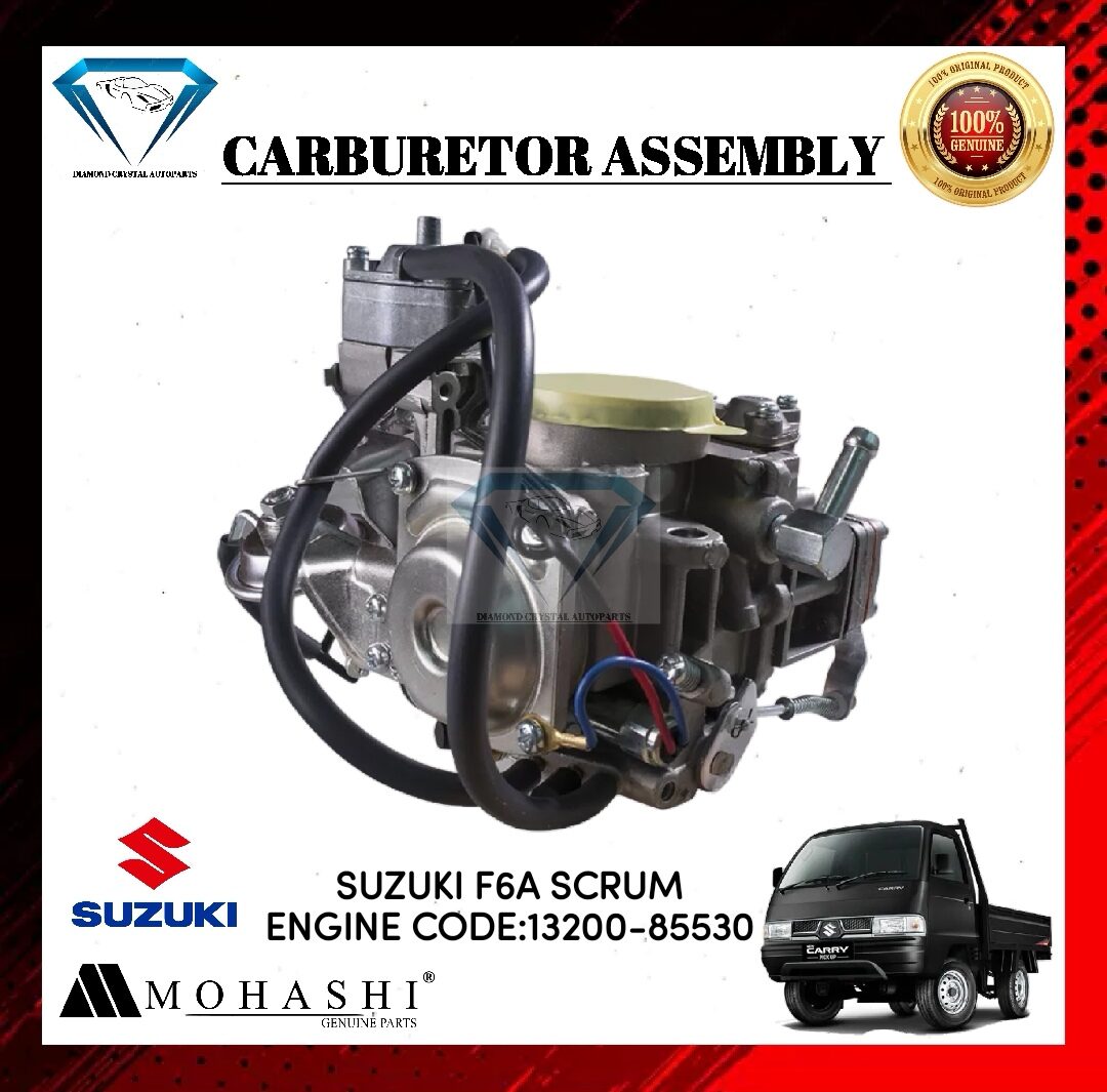CARBURETOR ASSEMBLY SUZUKI F6A SCRUM ENGINE CODE:13200-85530 "MOHASHI ...