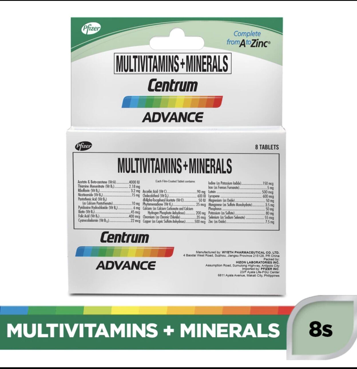 Centrum Advance Multivitamins 8 Tablets | Lazada PH