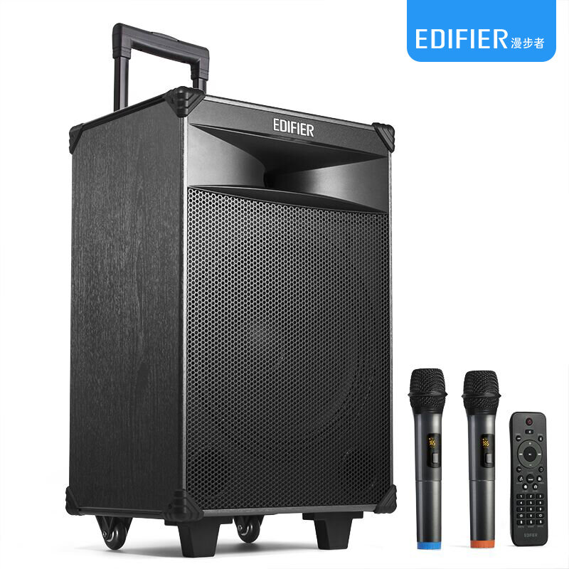 Edifier Pwwooden Bluetooth Speakers 12-Inch Outdoor Square Dance Audio ...