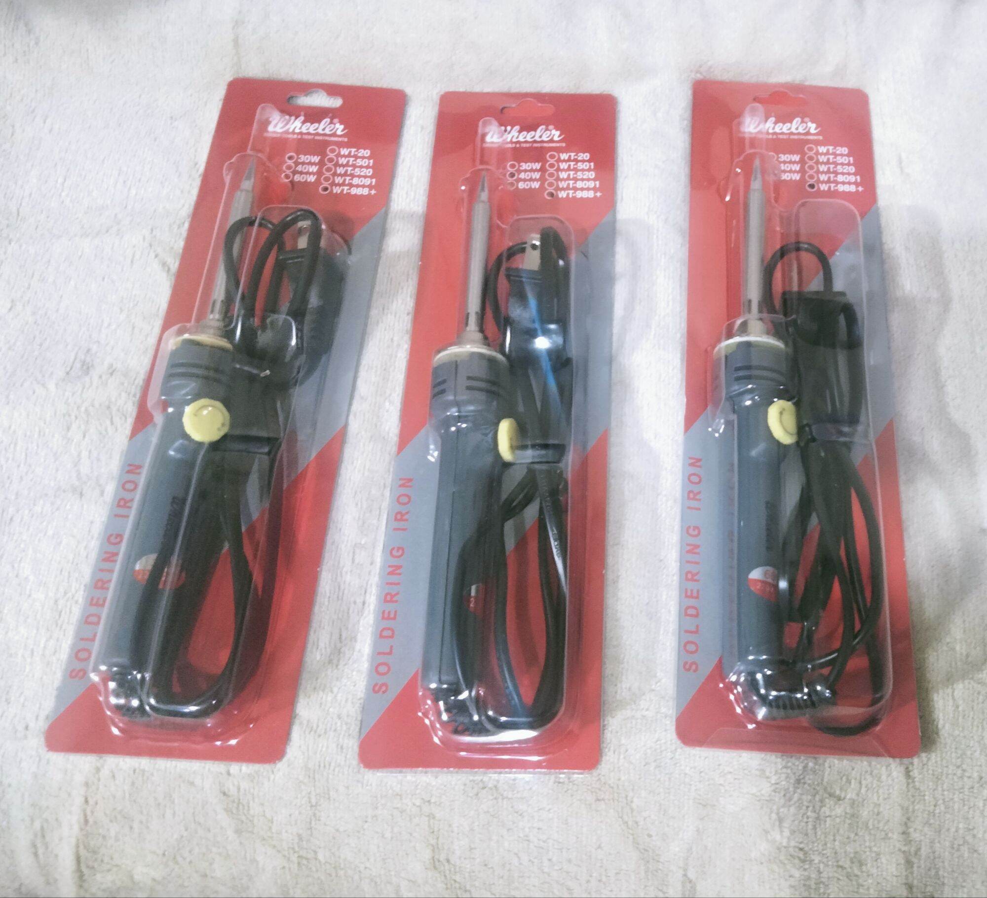 WHEELER HEAVY DUTY SOLDERING IRON CERAMIC TIP ADJUSTABLE. TEMPERATURE ...