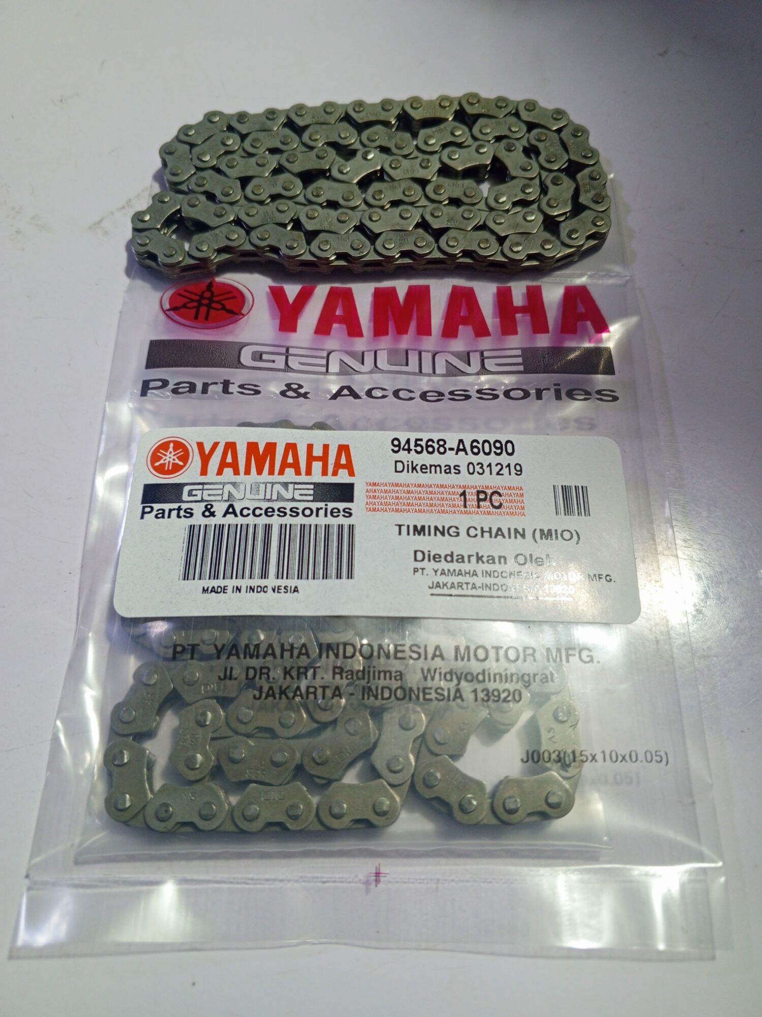 {KZ} Yamaha Genuine TIMING CHAIN for MIO SPORTY/SOULTY / FINO / NOUVO ...