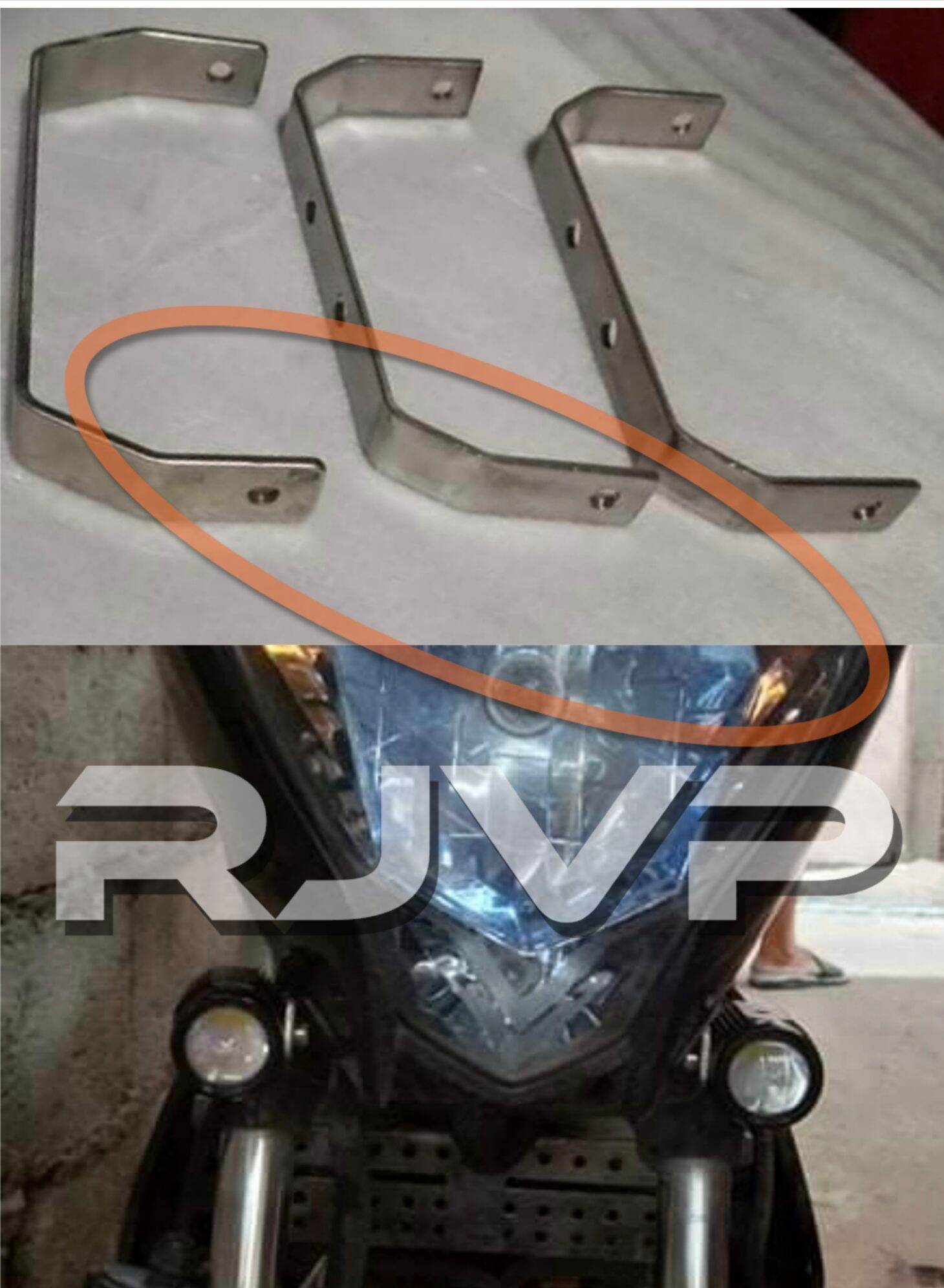 Suzuki Raider 150 / R150 Mini Driving Light Bracket Pure Stainless