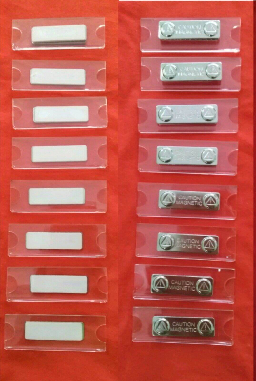 1 PIECE Blank Reusable Transparent Clear Folded Acrylic Magnetic ...