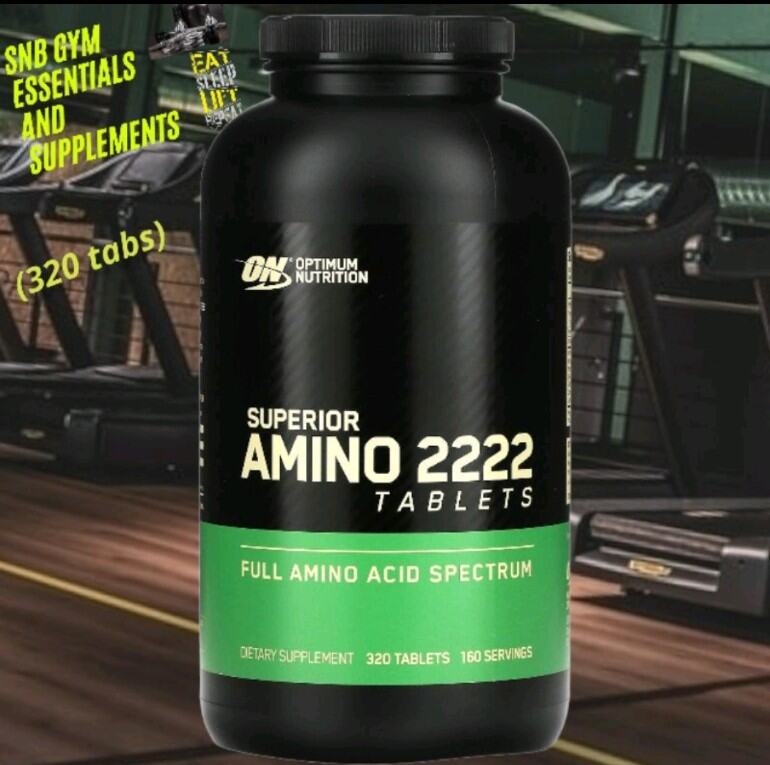 Optimum Nutrition Superior Amino 2222 Tabs 320 Tablets NEW PACKAGING ...