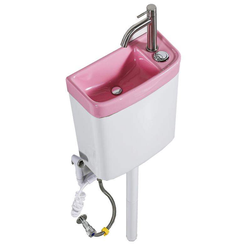 Household Small Apartment Toilet Water Tank with Wash Basin Integrated ...