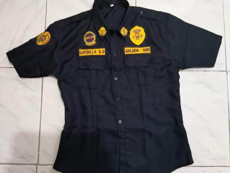 SECURITY GUARD UNIFORM SETS W/ PATCHES (SOSIA, PADPAO, NAME, AGENCY ...