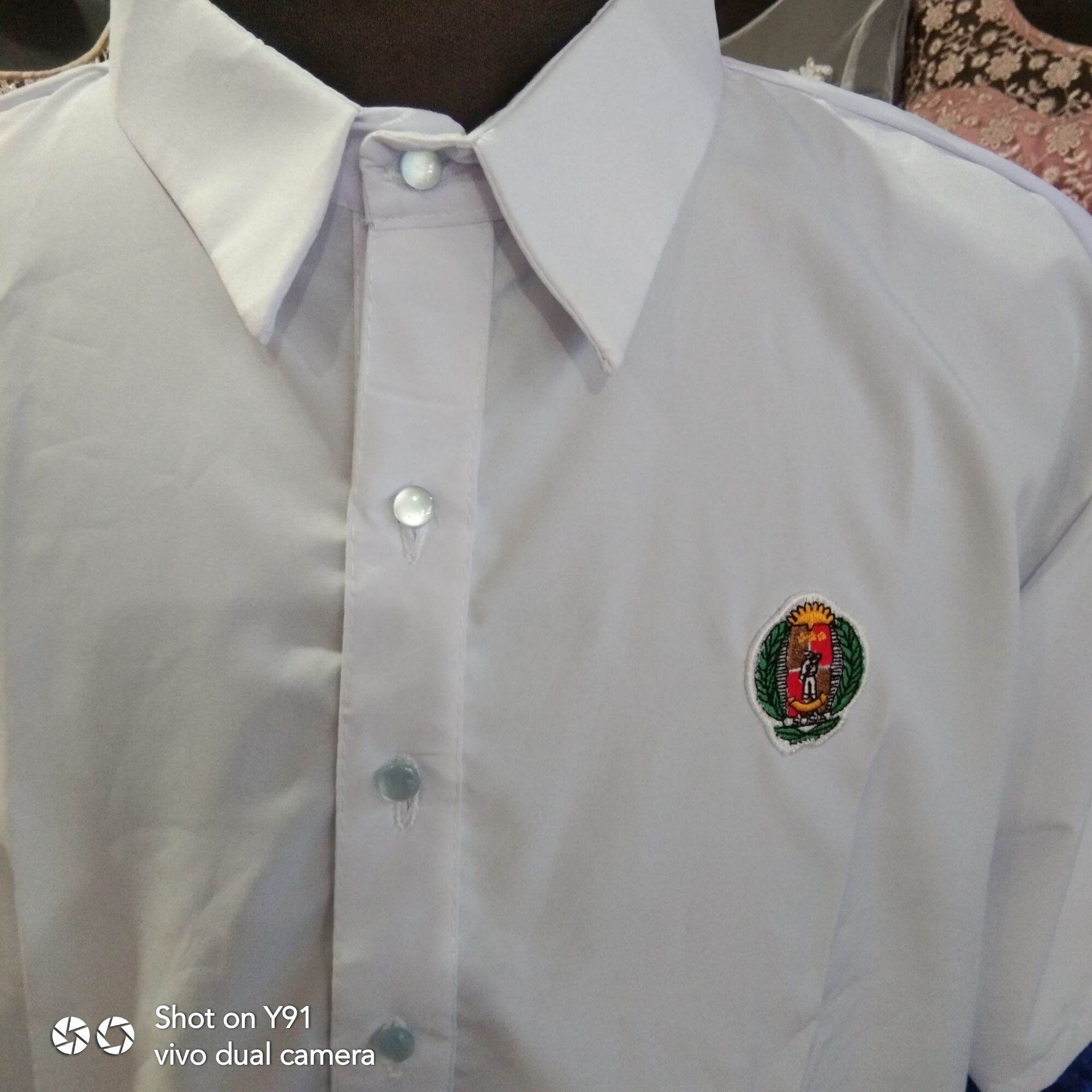 Polo Barong Sosia Short sleeves with embroidered Logo | Lazada PH