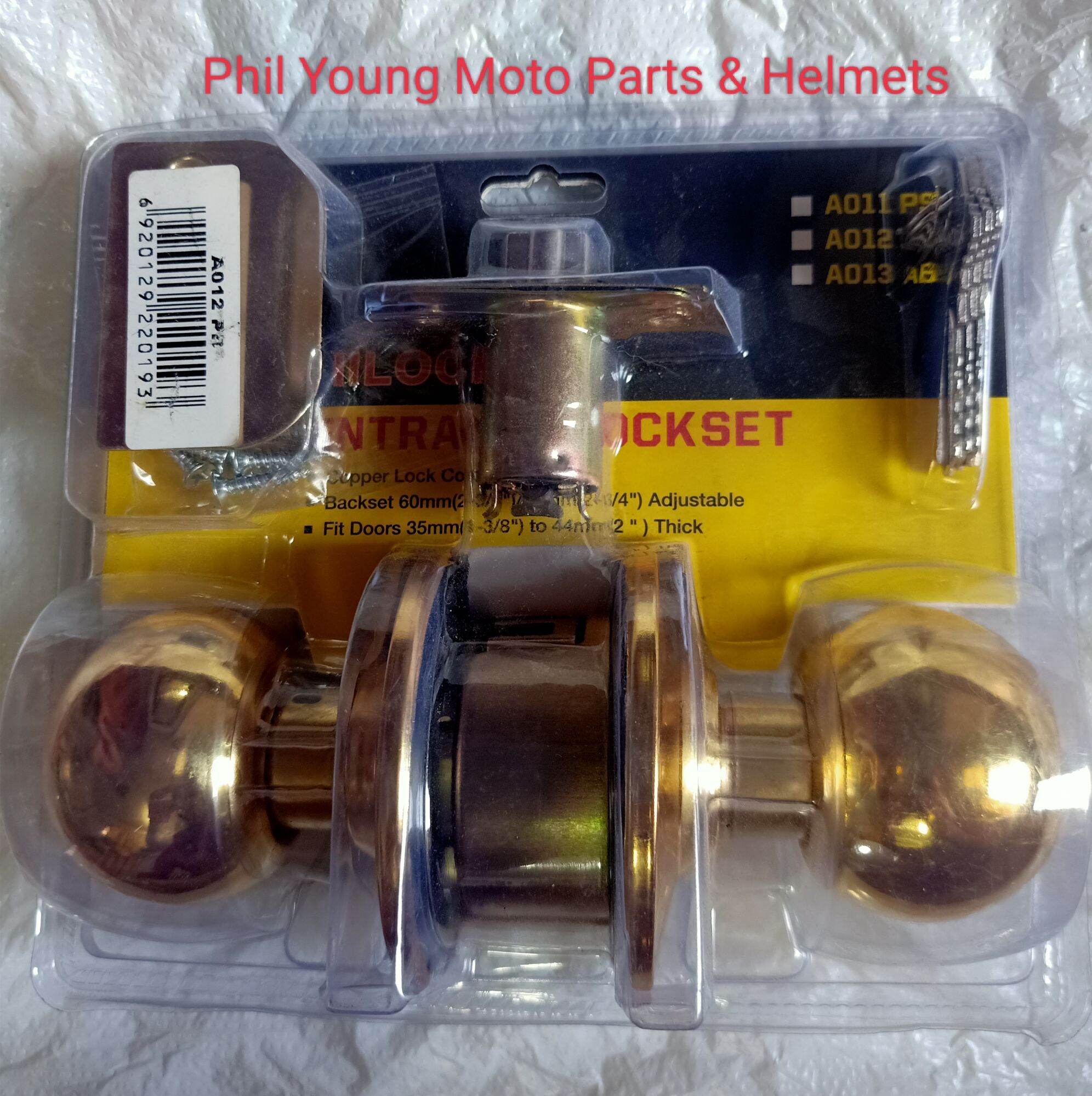 PHILOCK BESTGUARD ENTRANCE LOCK SET DOORKNOB GOLD AO12PB | Lazada PH