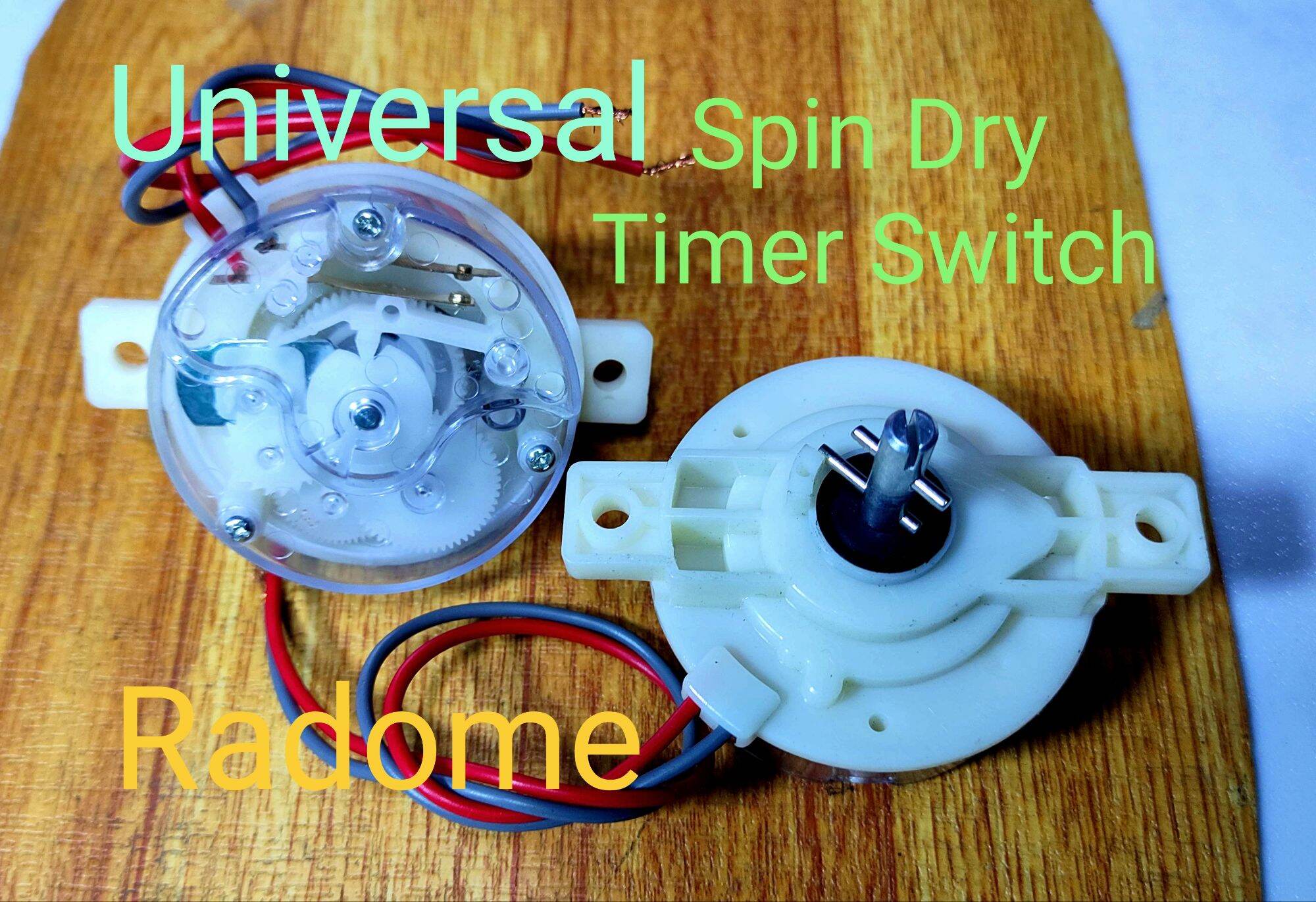 Switch Timer for Manual Washing Machine Dryer/ Spinner for All Brand ( Universal ) Two Wires ...