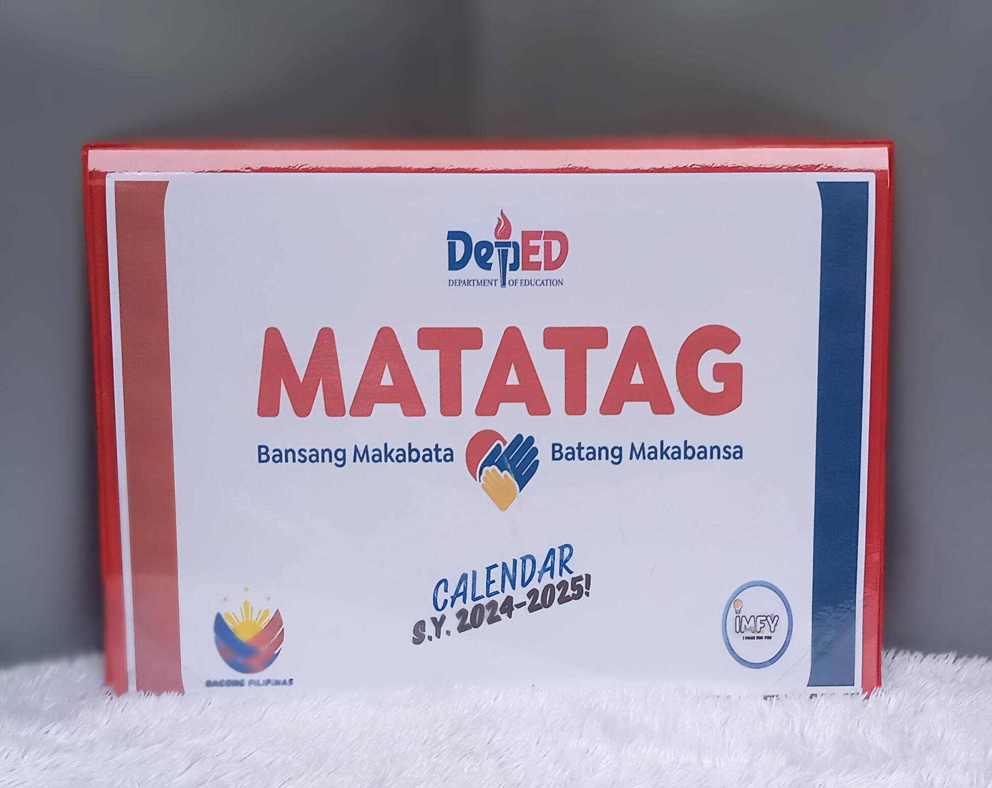 DepEd Desk Calendar for S.Y. 2024-2025 | Lazada PH