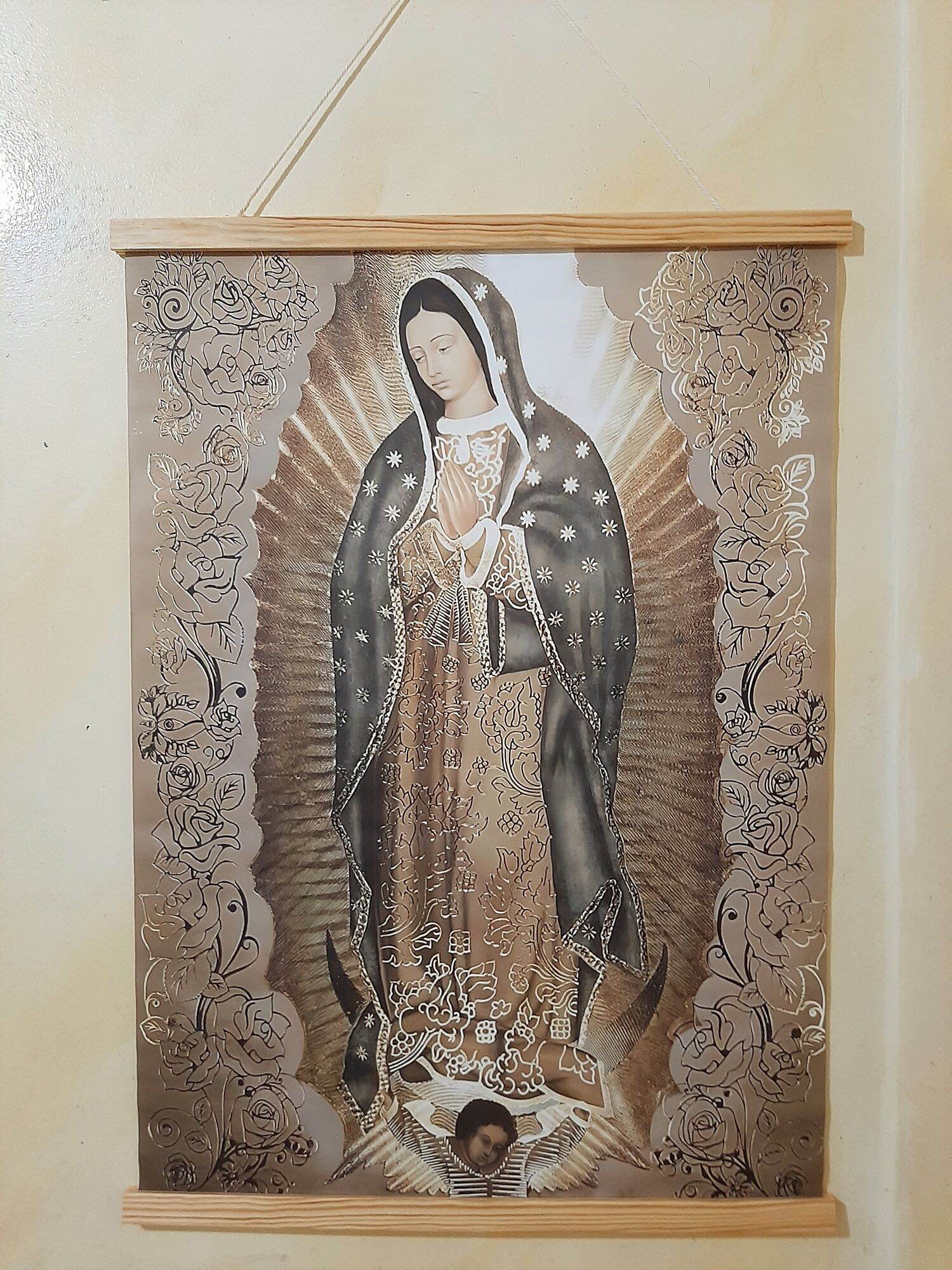 Virgin Mary Hanging wall poster.Religious Craft, 70x50cm | Lazada PH